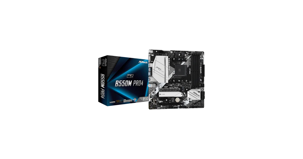 ASRock B550M Pro4 Motherboard Micro ATX με AMD AM4 Socket