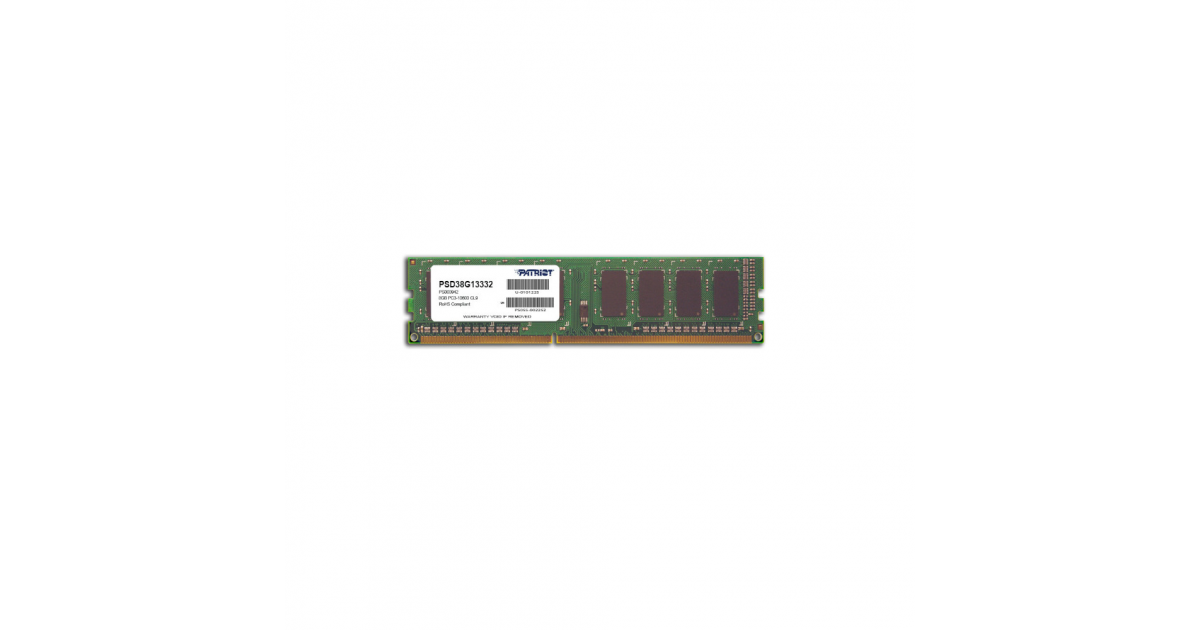 PATRIOT SIGNATURE DDR3 08GB 1333MHz PC3-10600 2R/2S